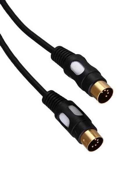 Кабель Шнур DIN 5 pin на DIN 5 pin штекера-"позолоченные". Длина 1.5 ...