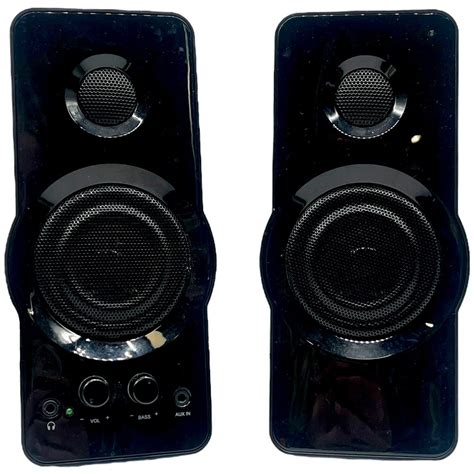 Blazing Auctions Pair Of Blackweb Multimedia Computer Speakers