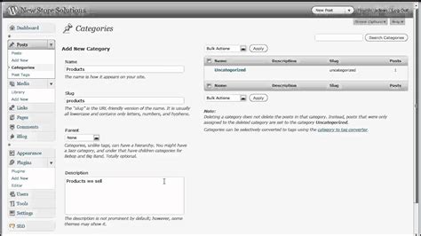 How To Add And Remove Categories In Wordpress Youtube