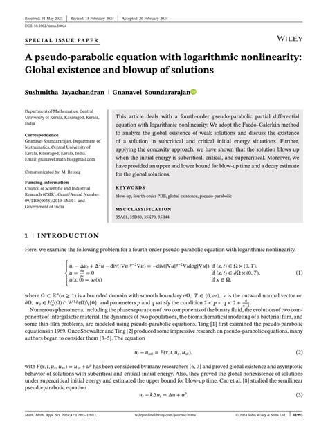 A Pseudo‐parabolic Equation With Logarithmic Nonlinearity Global