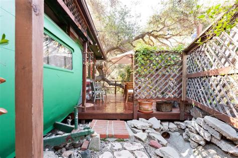Topanga Canyon Hippie Creekside Trailer Tiny House For Rent
