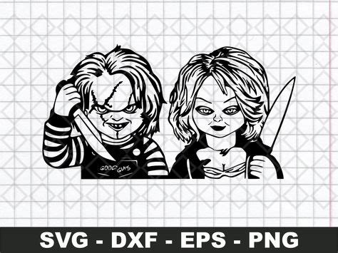 Chucky And Tiffany Drawing Easy