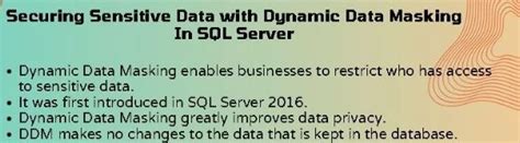 Dynamic Data Masking In Sql Server Securing Sensitive Data Common Table Expressions In Sql