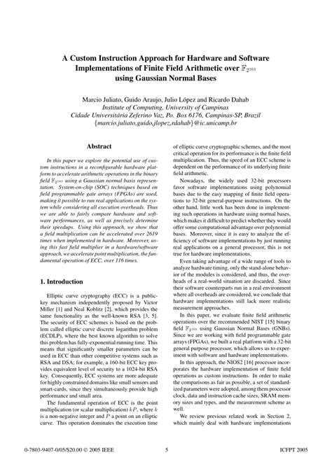 Pdf A Custom Instruction Approach For Hardware And Software