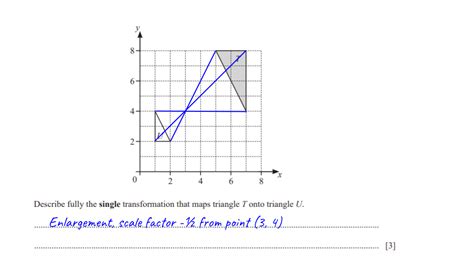 Transformations Past Paper Questions For IGCSE Cambridge