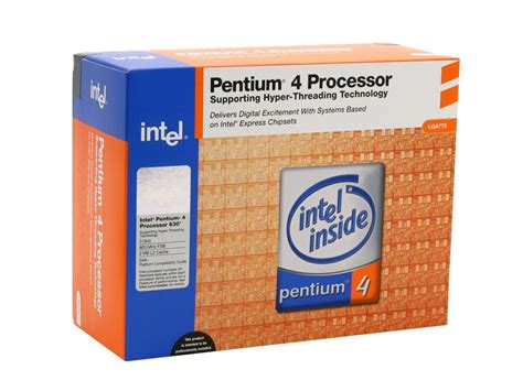 Intel Pentium 4 Processors Sonicres