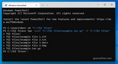 How To Open A TGZ File On Windows