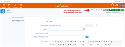 How To Configure Your Module Search And Form Options Labcollector