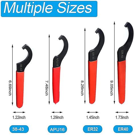 Coilover Wrench Wrenches Tools Set Shock Spanner Wrench Set C Shape