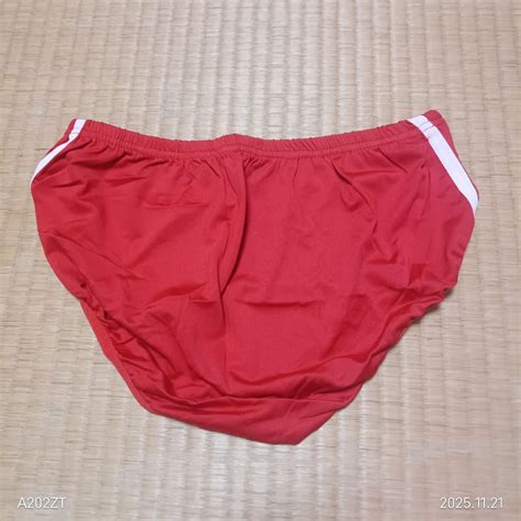 Yahooオークション ナイロンブルマxl・赤ライン