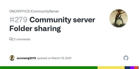 Community Server Folder Sharing · Issue 279 · Onlyofficecommunityserver · Github