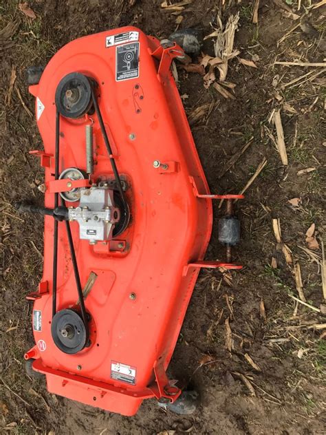 Kubota Mower Deck Belt Replacement And Idler Pulley Rebuild 53 Off