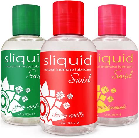 Sliquid Swirl Flavored Lube Variety Pack Cherry Vanilla