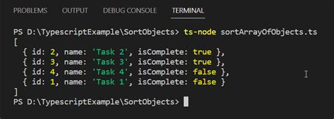 How To Sort Arrays Of Objects In Typescript