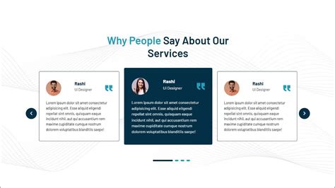 How To Create A Responsive Testimonial Section Html And Css Youtube