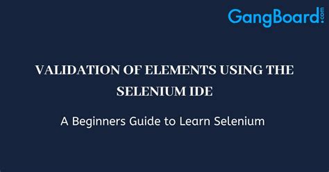 Difference Between Selenium Ide And Selenium Webdriver By Jaya Priya Gangboard Medium