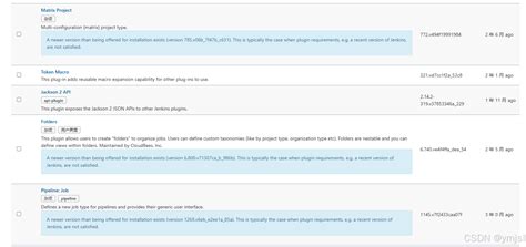 Jenkins解决插件版本不兼容等问题（docker部署）jenkins 插件版本不匹配 Csdn博客