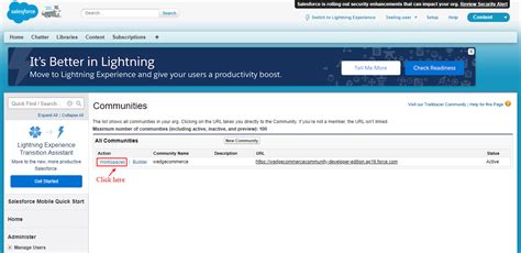 Communities Settings And Customize Community Url In Salesforce