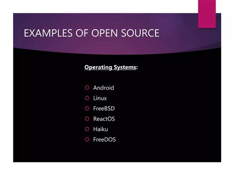 Open Source Software And Os Ppt