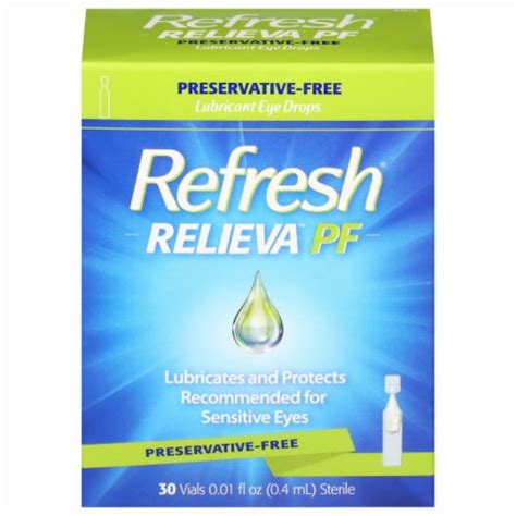 Refresh® Relieva Pf Lubricant Eye Drop Vials 30 Ct King Soopers