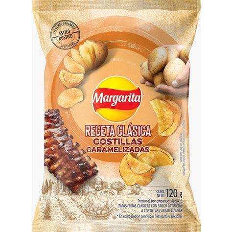 Papas Margarita Clasica Costillitas Caramelizadas X120g