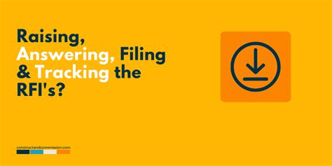 RFI REQUEST FOR INFORMATION What Is It In Construction With Templates