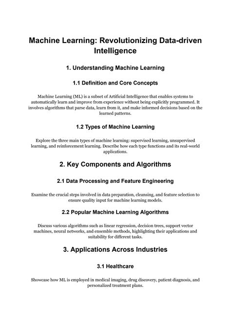 Solution Machine Learning Revolutionizing Data Driven Intelligence