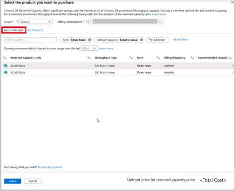 azure cosmos db 定价和折扣与预留容量 microsoft learn