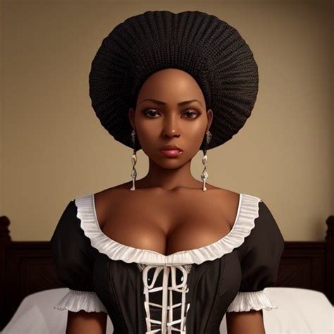 Ebony Woman In Antebellum Maid Outfit Alextomlinson55