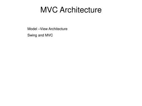 PPT MVC Architecture PowerPoint Presentation Free Download ID 6246687