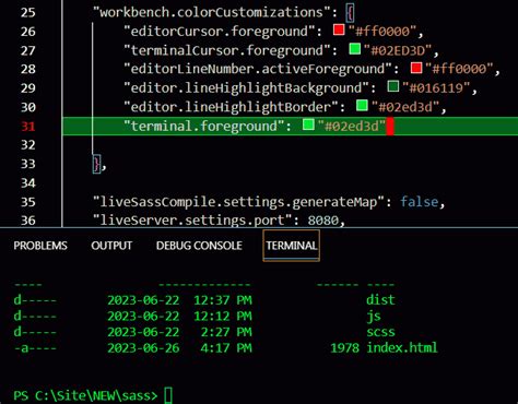 HOW TO SET PROPER COLOR FOR CURSOR AND COMMENTS IN VSCODE EDITOR