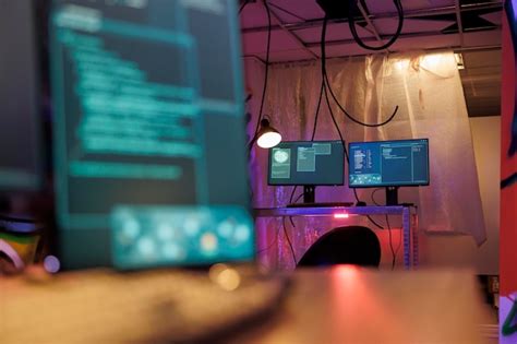 Premium Photo Screens With Malware Running Code
