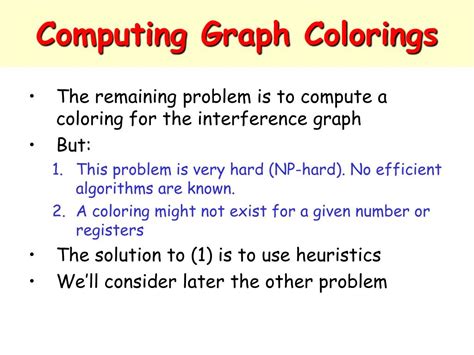 Ppt Register Allocation Via Graph Coloring Powerpoint Presentation