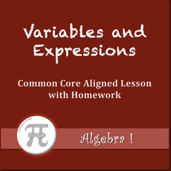Variables And Expressions Lesson With Homework By Infinitely Pi Learning