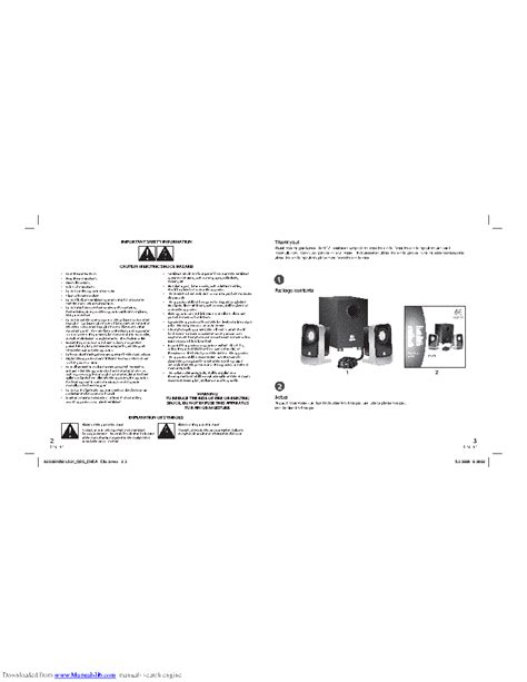 Logitech Ls21 User Manual Service Manual Download Schematics Eeprom Repair Info For
