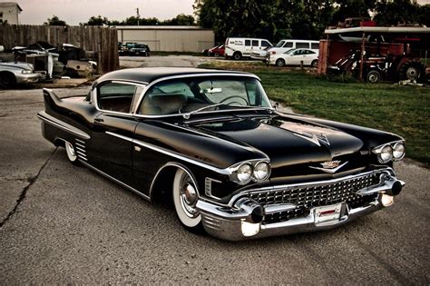 58 Cadillac Deville Coupe Black Cadillac Classic Cars Cadillac