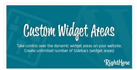 custom widget areas wordpress plugin review wp thinker