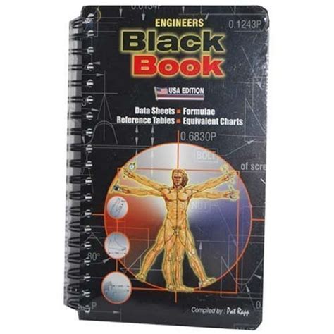 Pre Owned Engineers Black Book Data Sheets Formulae Reference Tables