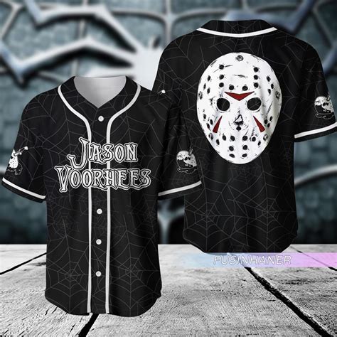 Jason Voorhees Shirt Jason Voorhees Jersey Jason Voorhees Baseball Jersey Friday The Th