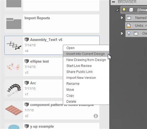 Solved Copy Component From One Design To Another Autodesk Community