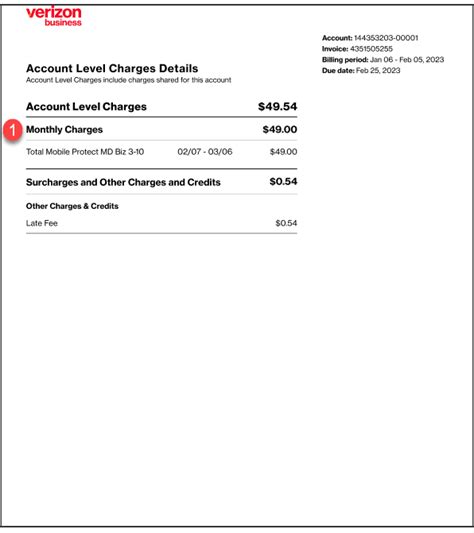 Mobile Bill Updates Verizon