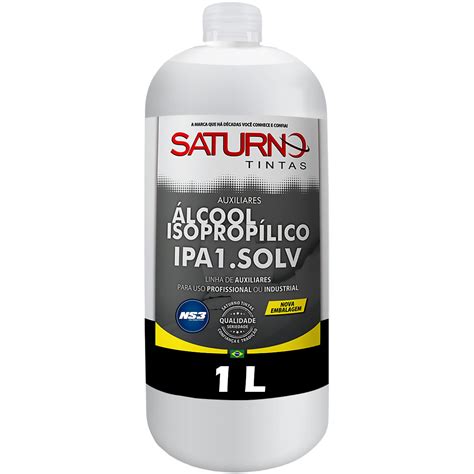 Álcool Isopropílico Ipa1solv Para Impressão E Limpeza Eficiência E