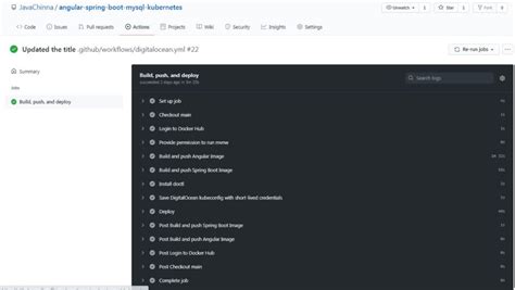 Create CI CD Pipeline Using GitHub Actions To Build And Deploy Angular Spring Boot App On