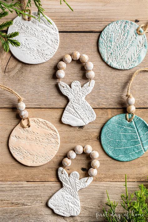 Beautiful Air Dry Clay Ornaments Complete Beginners Guide Christmas