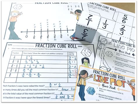 LINE PLOT FREEBIE GRAPHING WITH A DICE Classroom Freebies