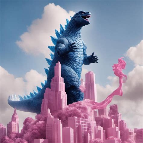 Godzilla Vs Barbie Land By Thegodofcities1967 On Deviantart