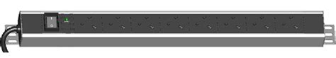 Buy Excel Uk Socket Vertical Pdu C14 Plug Switched Comms Express