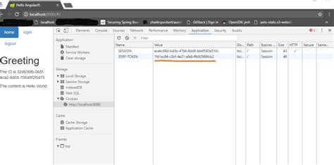 Csrf Token Value Stored In Redis Spring Session Project In Master Branch Issue Spring
