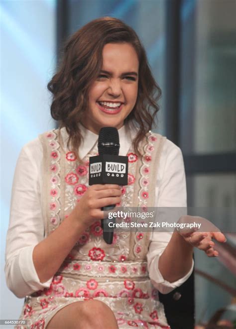 Actress Bailee Madison Attends Build Series To Discuss Good Witch