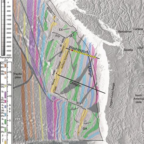 Locations Of Seismic Reflection And Refraction Profiles Of The Ridge To
